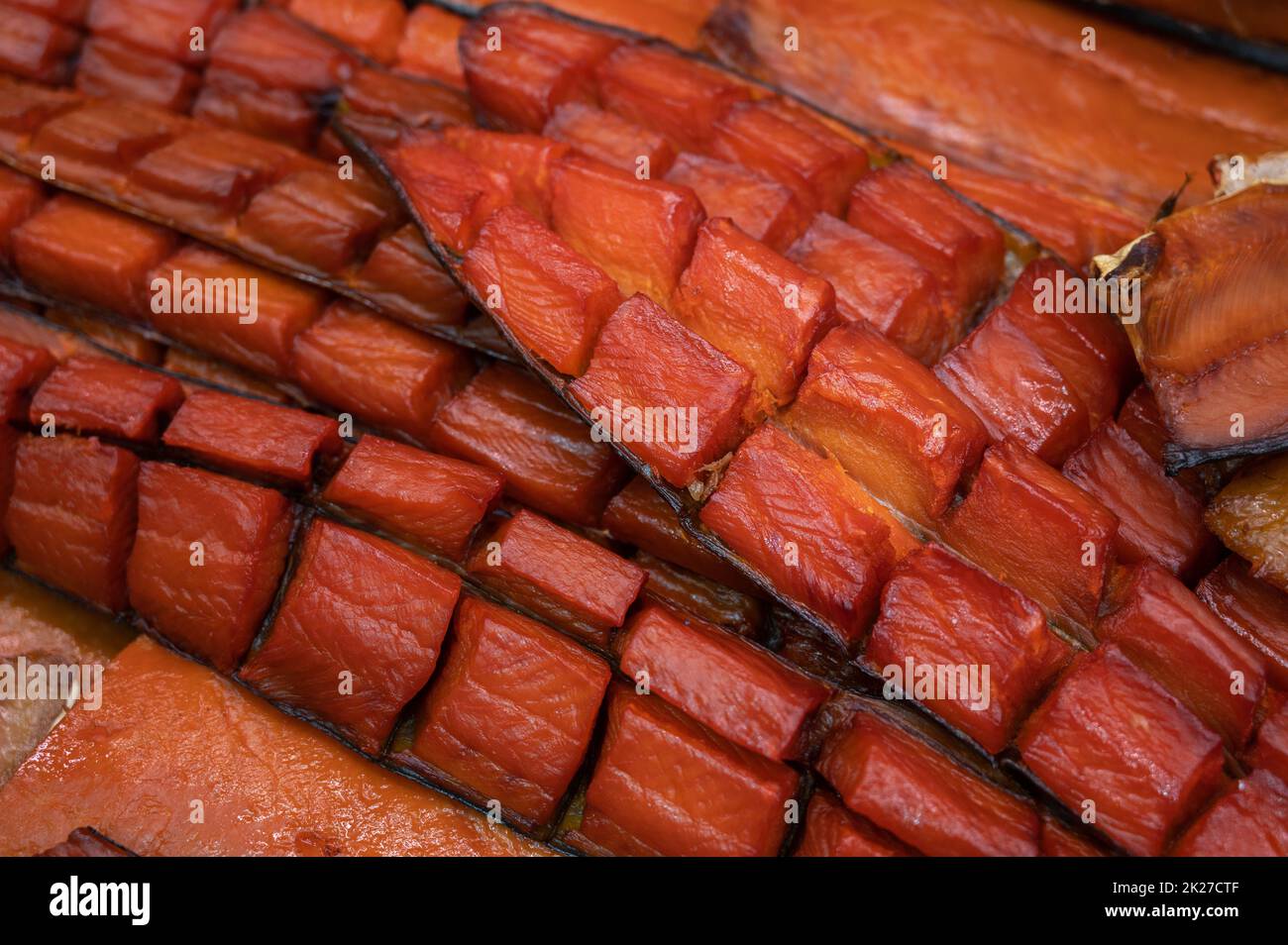 Smoked salmon supermarket hi-res stock photography and images - Alamy