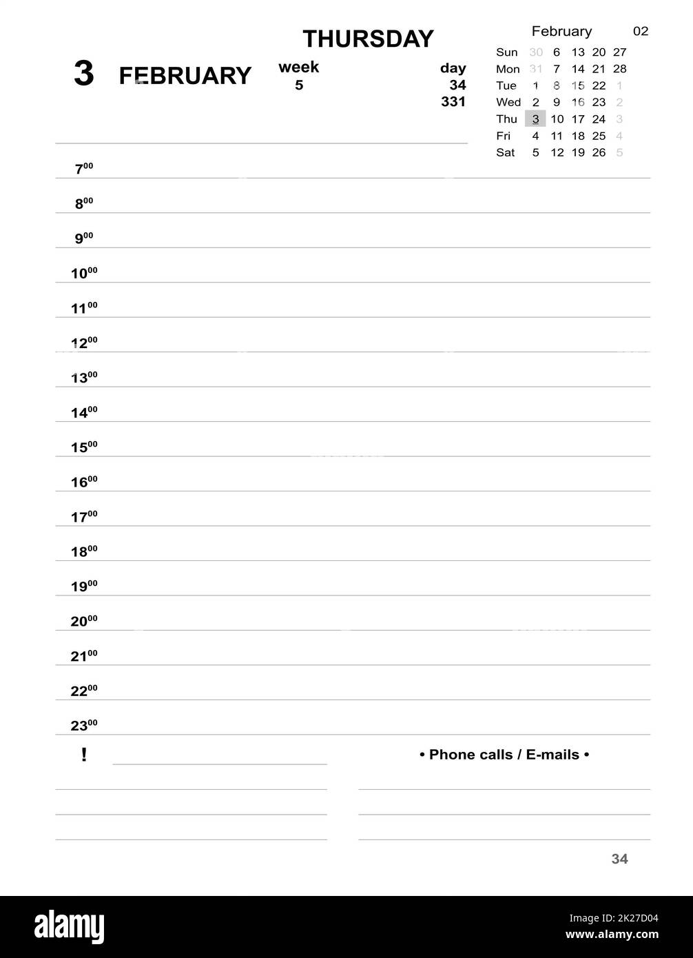 Printable february 2022 calendar hi-res stock photography and images ...