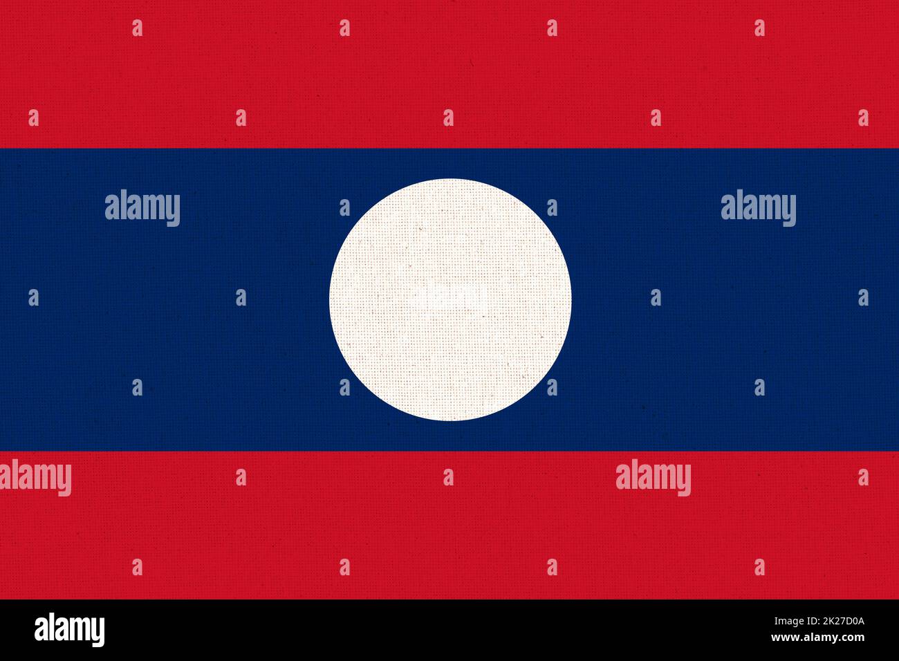 Lao People Democratic Republic. Flag of Laos. Laotian flag Stock Photo ...