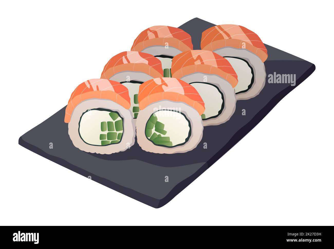 Realistic shrimp set isolated Cut Out Stock Images & Pictures - Alamy