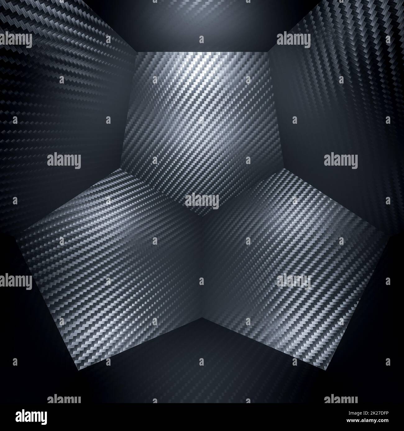 carbon fiber background geometric shapes square format Stock Photo - Alamy