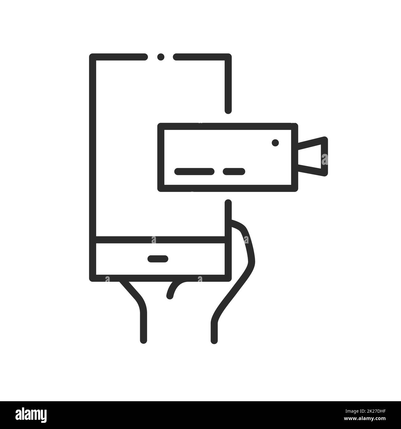 Online virtual training video Black and White Stock Photos & Images - Alamy