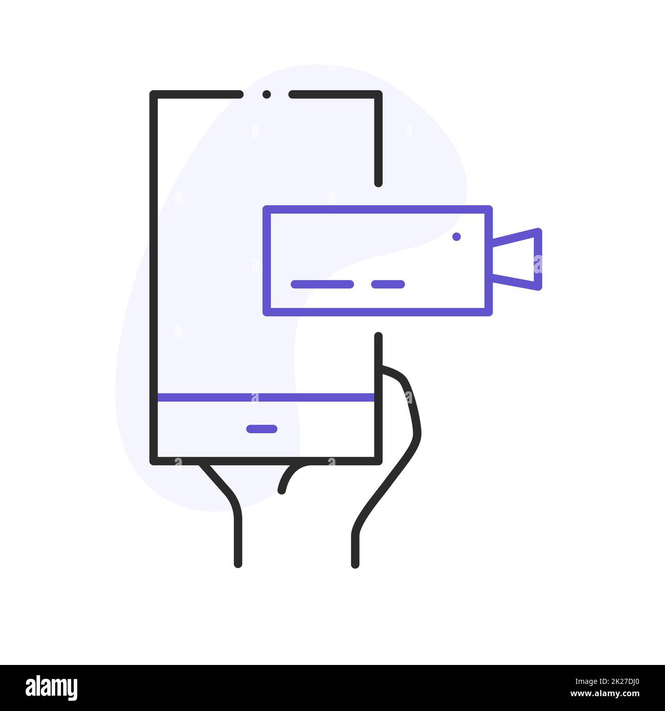 Online meeting vector hi-res stock photography and images - Alamy