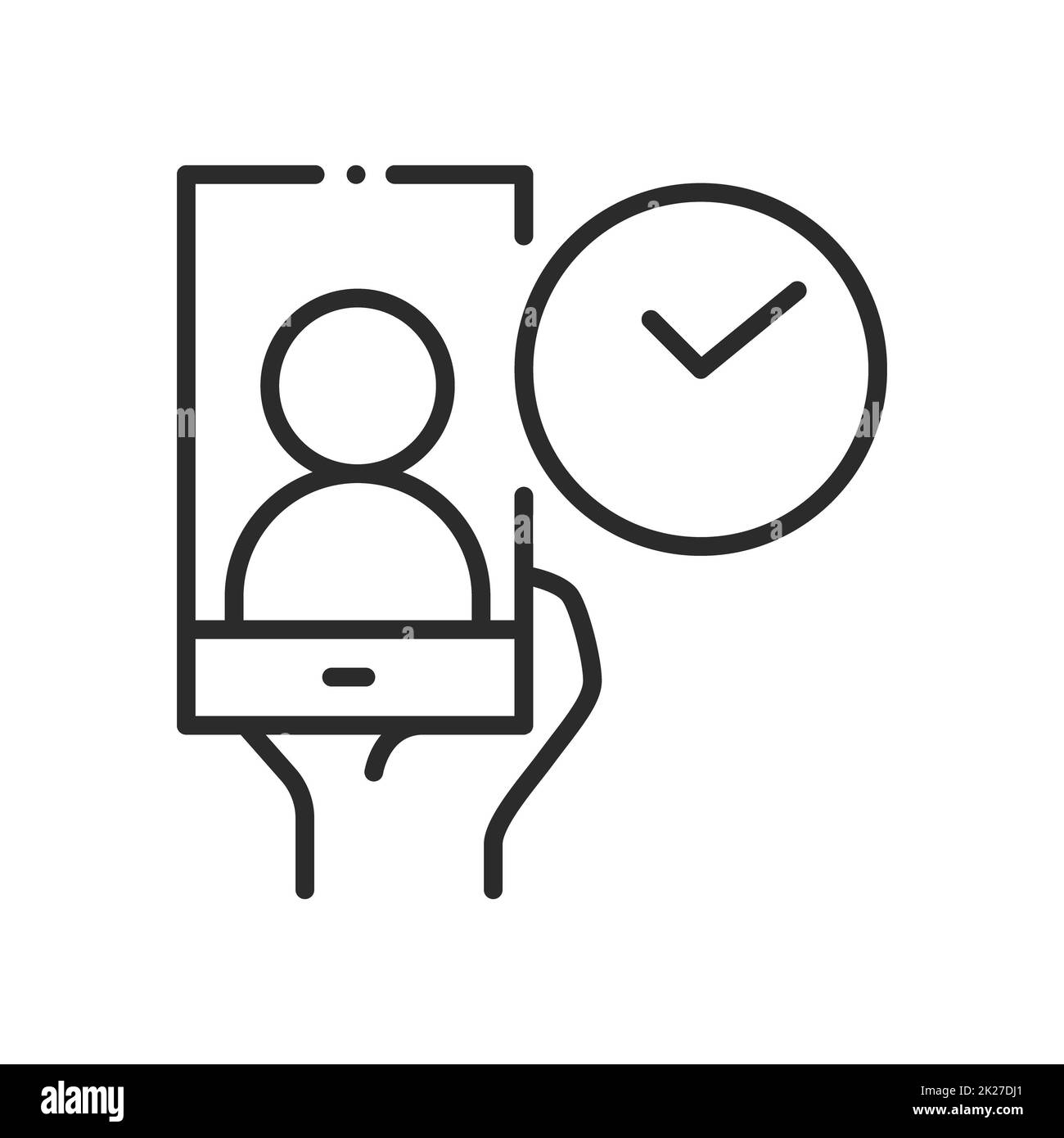 Communication meeting phone call Black and White Stock Photos & Images ...