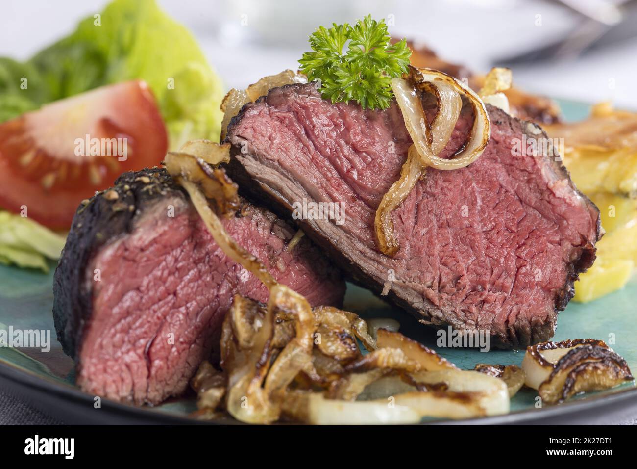 Steak closeup hi-res stock photography and images - Alamy