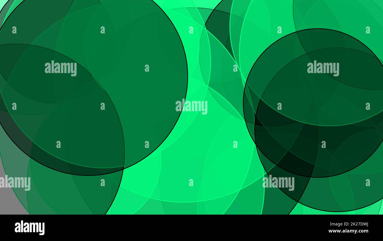 Abstract green grey circles with white background Stock Photo - Alamy