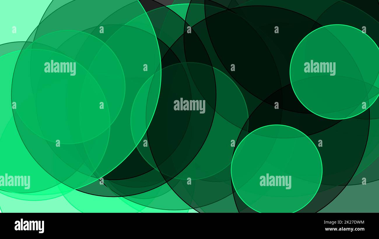 Abstract green grey circles with white background Stock Photo - Alamy