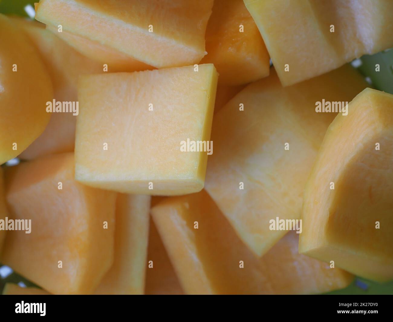 diced pumpkin vegetable Stock Photo - Alamy