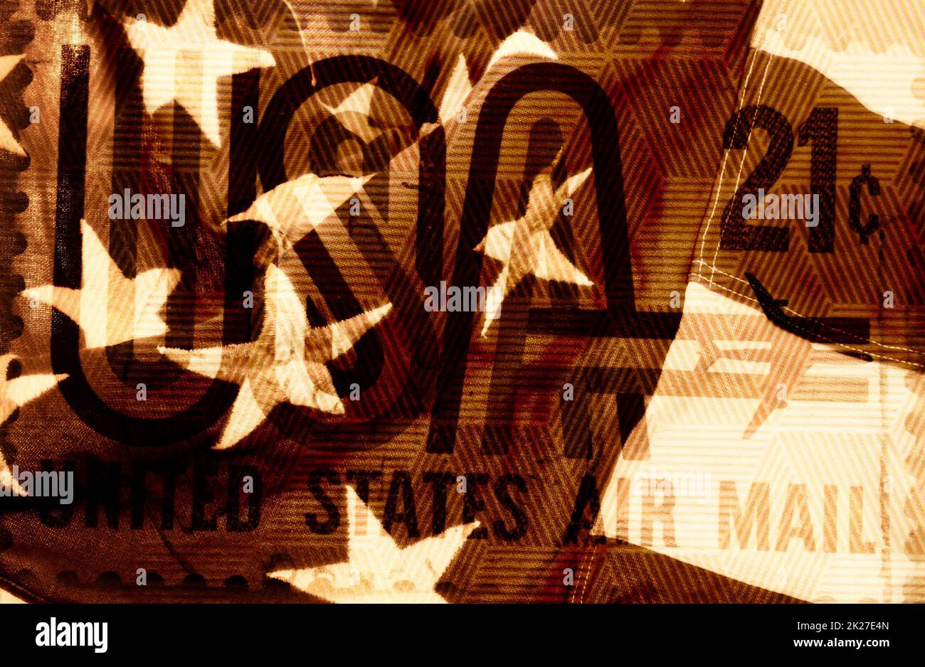 Grunge Style Background With American Flag Retro Background Stock Photo ...