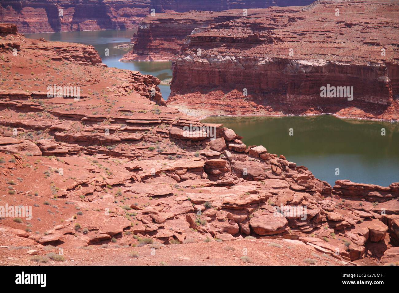 All the inlets of the colorado river in the Gleen Cnayon Nation Park ...