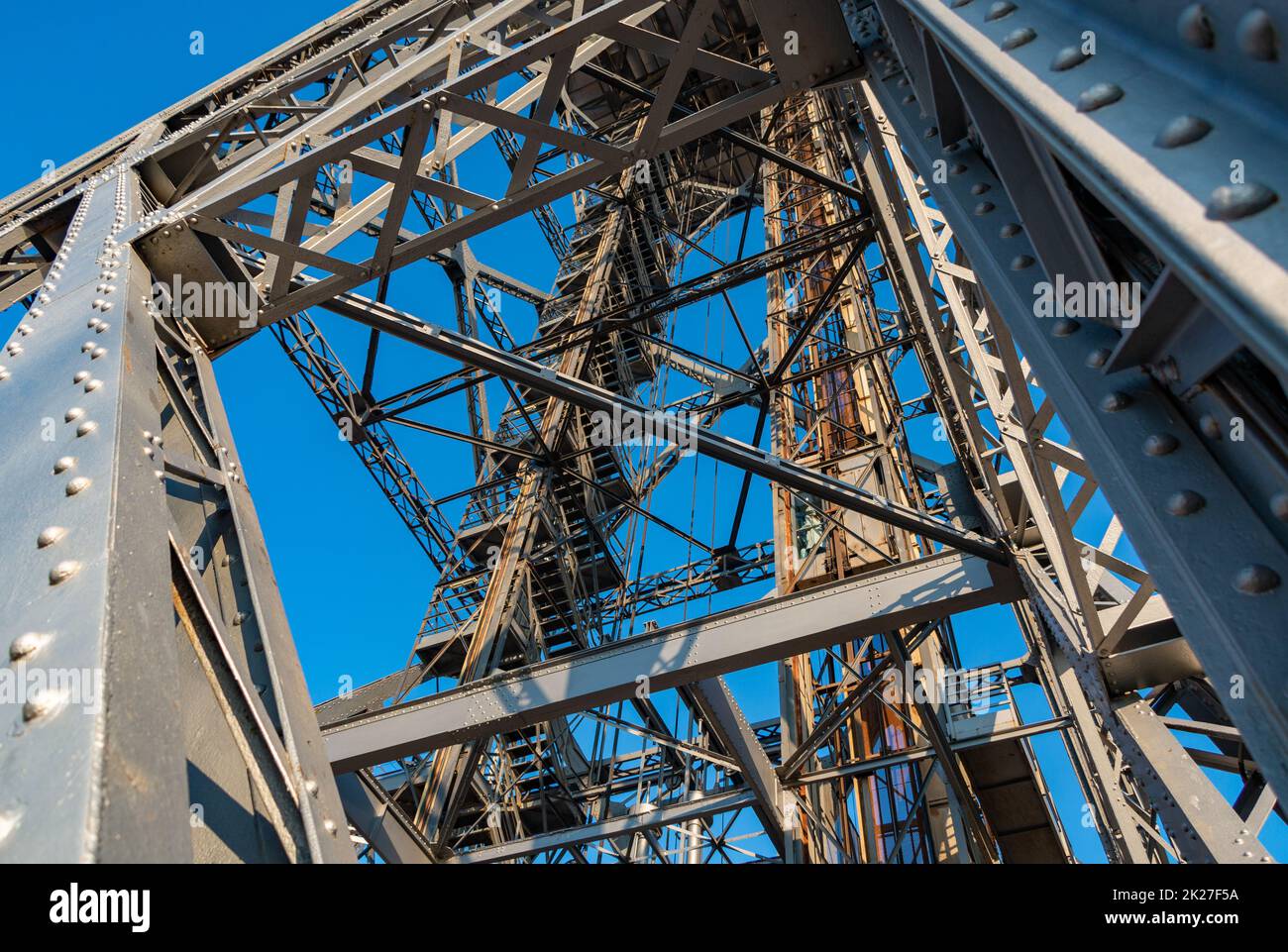 Port Vell Aerial Tramway Tower Stock Photo - Alamy
