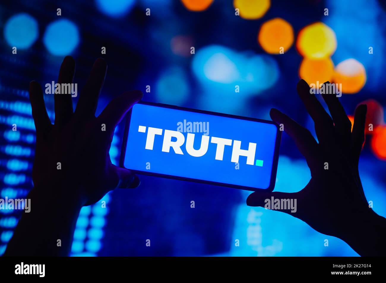 Truth social logo hi-res stock photography and images - Alamy