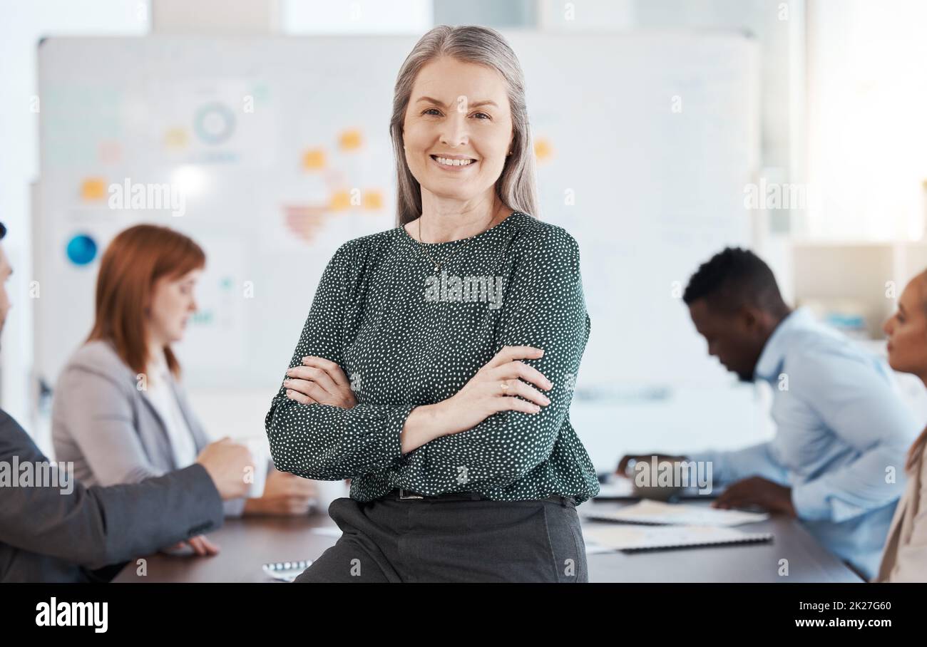 Success, leadership and corporate woman manager or leader work at ...