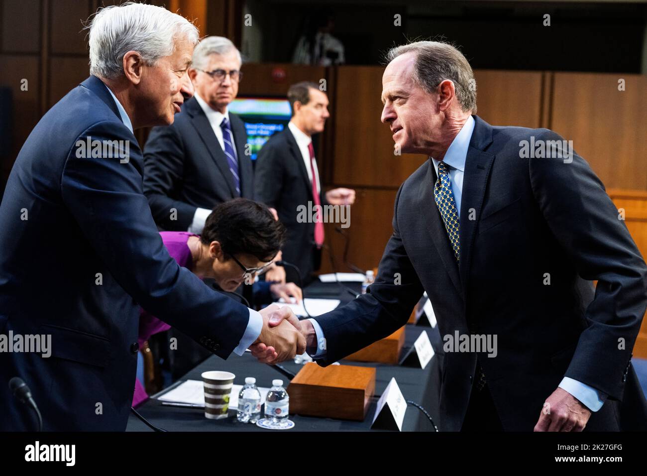 UNITED STATES - SEPTEMBER 22: Ranking member Sen. Pat Toomey, R-Pa ...