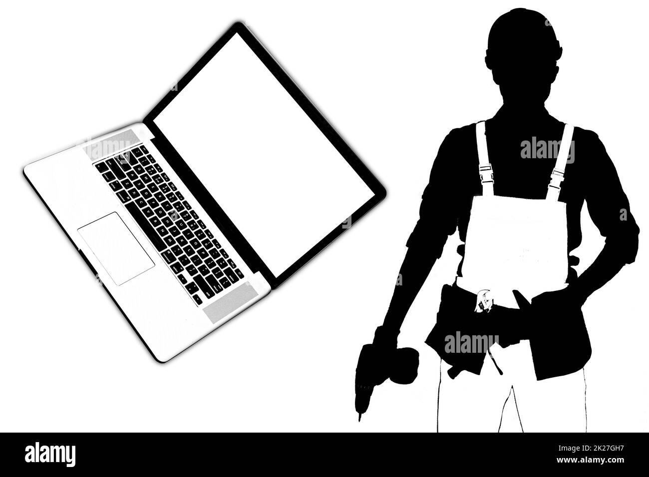 Online character design Black and White Stock Photos & Images - Alamy