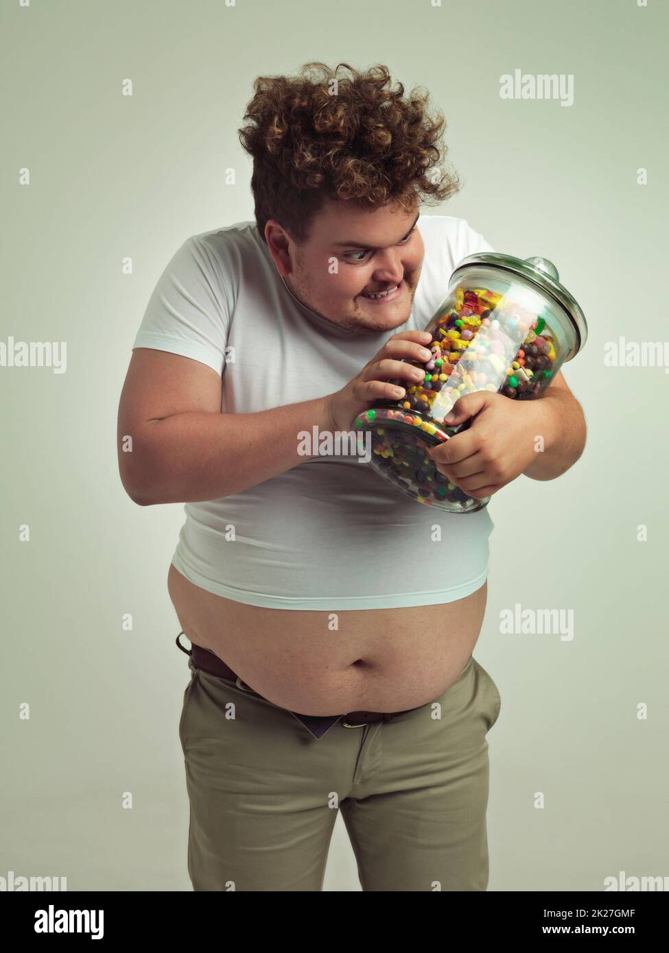 Man with big tummy hi-res stock photography and images - Alamy