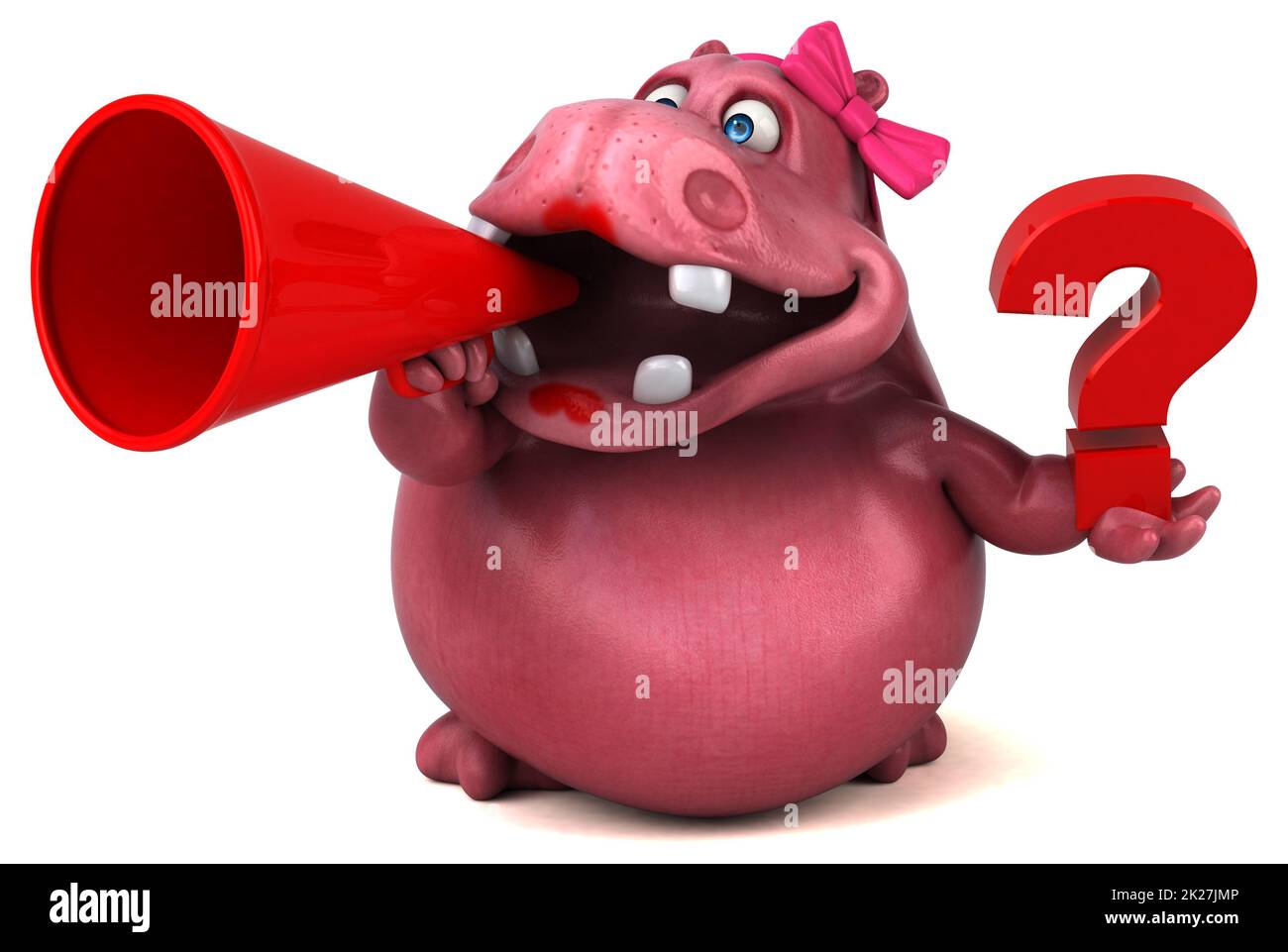 Pink creature illustration hi-res stock photography and images - Alamy