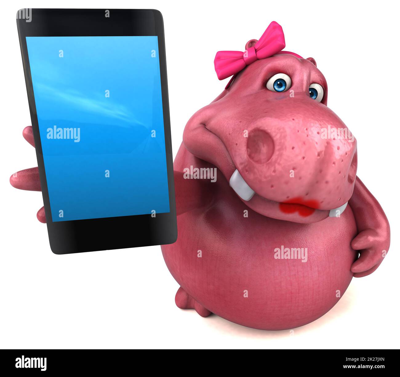 Pink hippo hi-res stock photography and images - Alamy