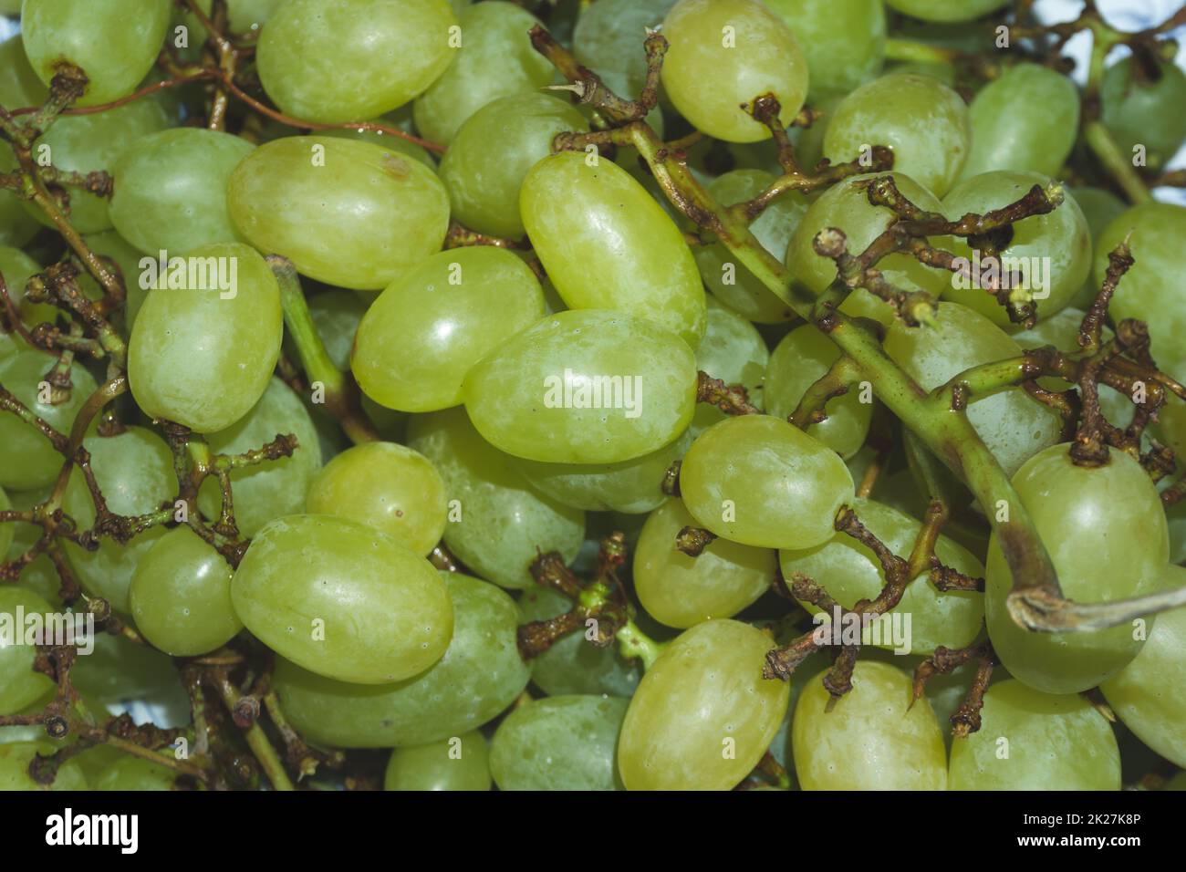 Bunch green grapes close hi-res stock photography and images - Alamy