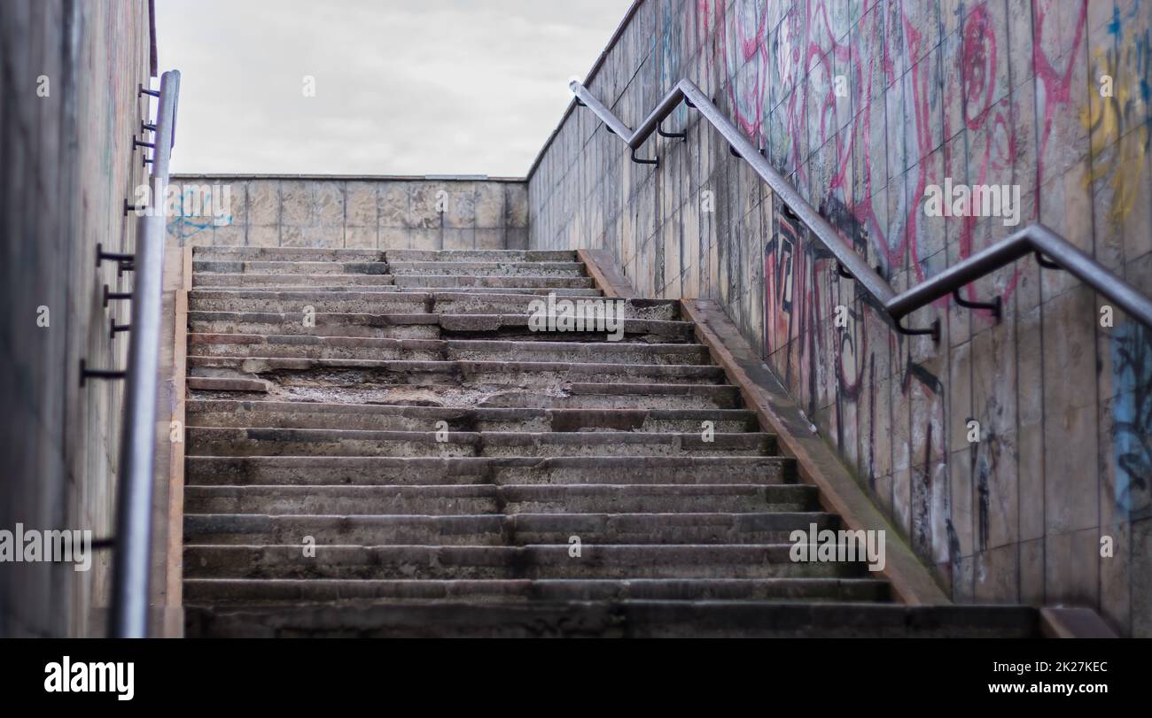 Underpass stairs hi-res stock photography and images - Alamy