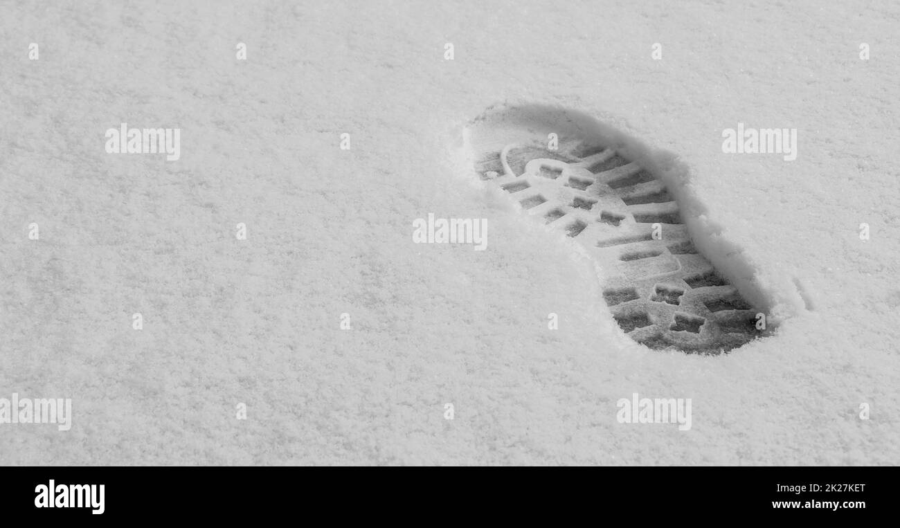 White footprint hi-res stock photography and images - Alamy