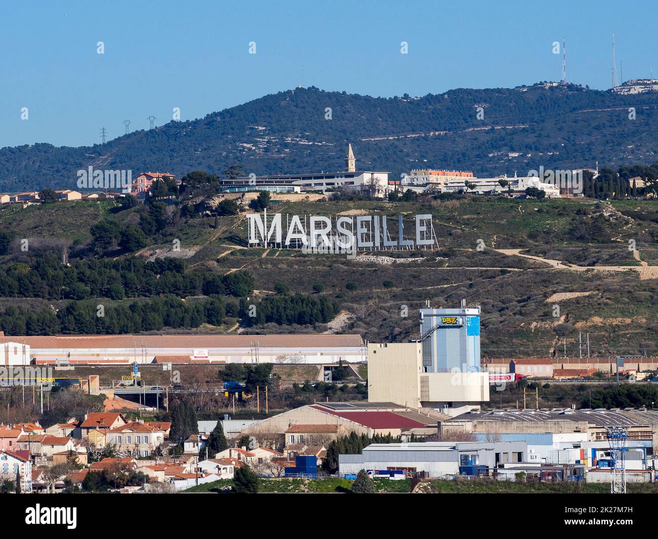 France, Logo of Marseilles Stock Photo - Alamy