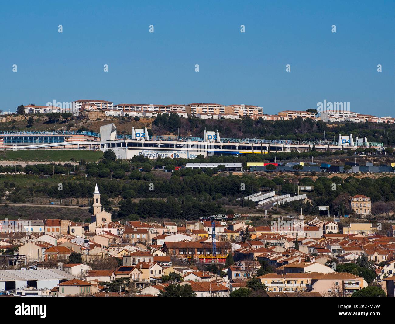 France, Marseilles - Football Arena of Olympic Marseille Stock Photo ...