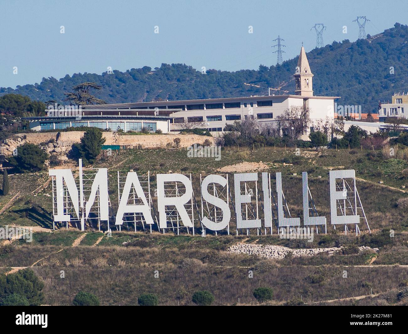 France, Logo of Marseilles Stock Photo - Alamy
