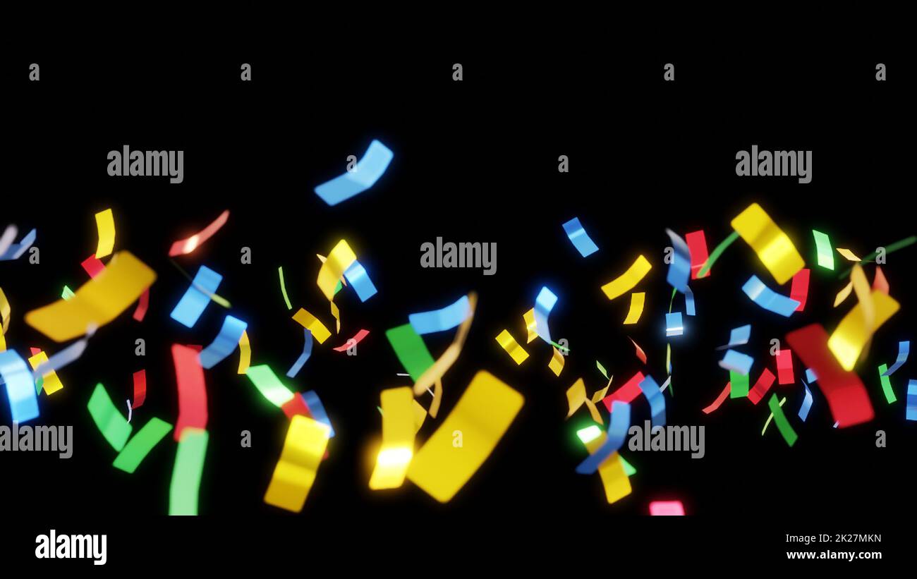 isolated confetti background Stock Photo - Alamy