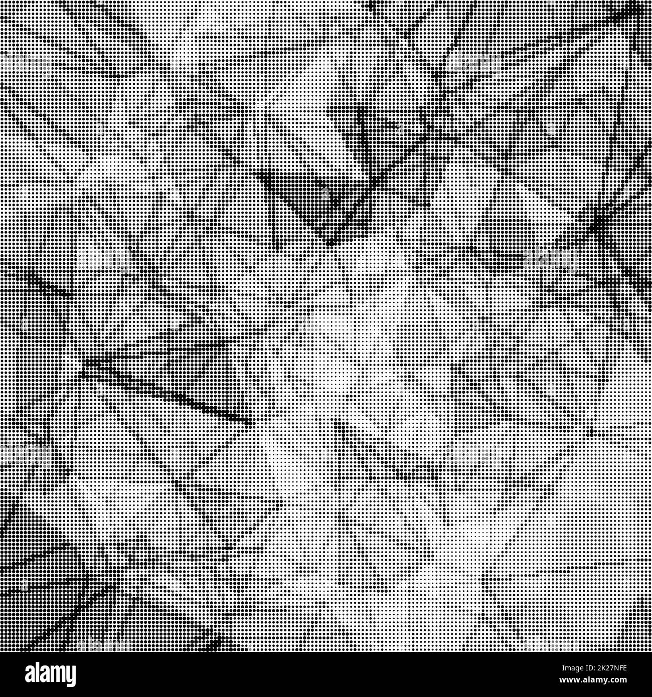 Halftone Pattern. Set of Dots. Dotted Texture on White Background ...