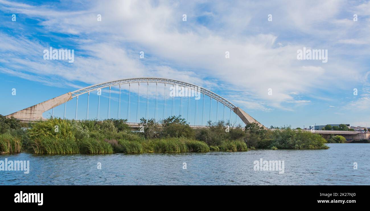 Lusitania Bridge I Stock Photo - Alamy