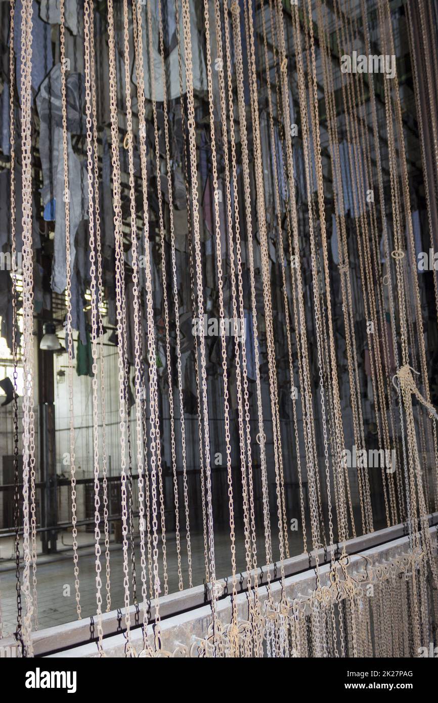 Mining clothing in mining dressing room Stock Photo - Alamy