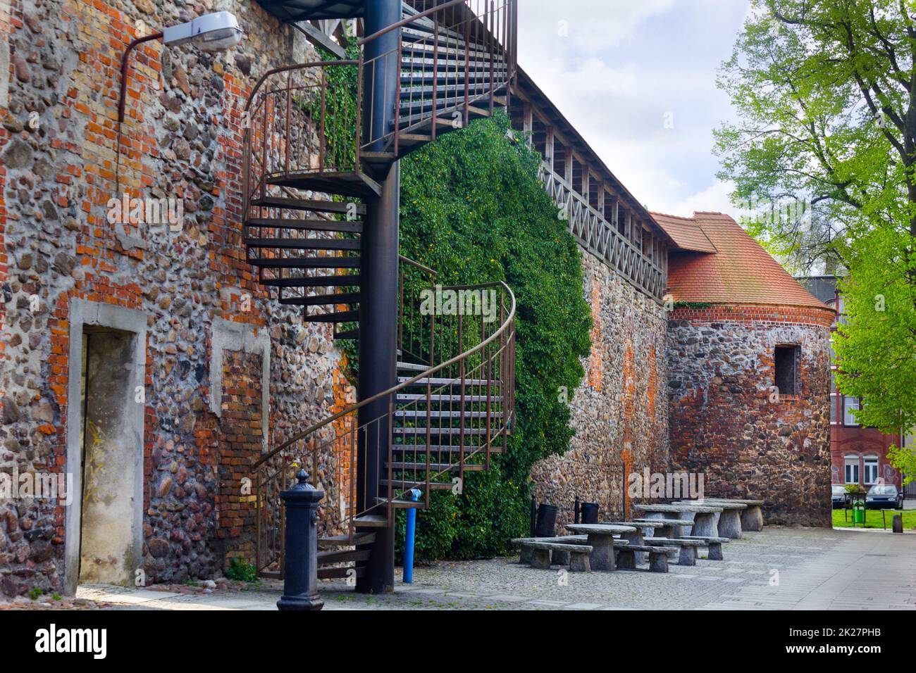 Town fortification in Zary Stock Photo - Alamy