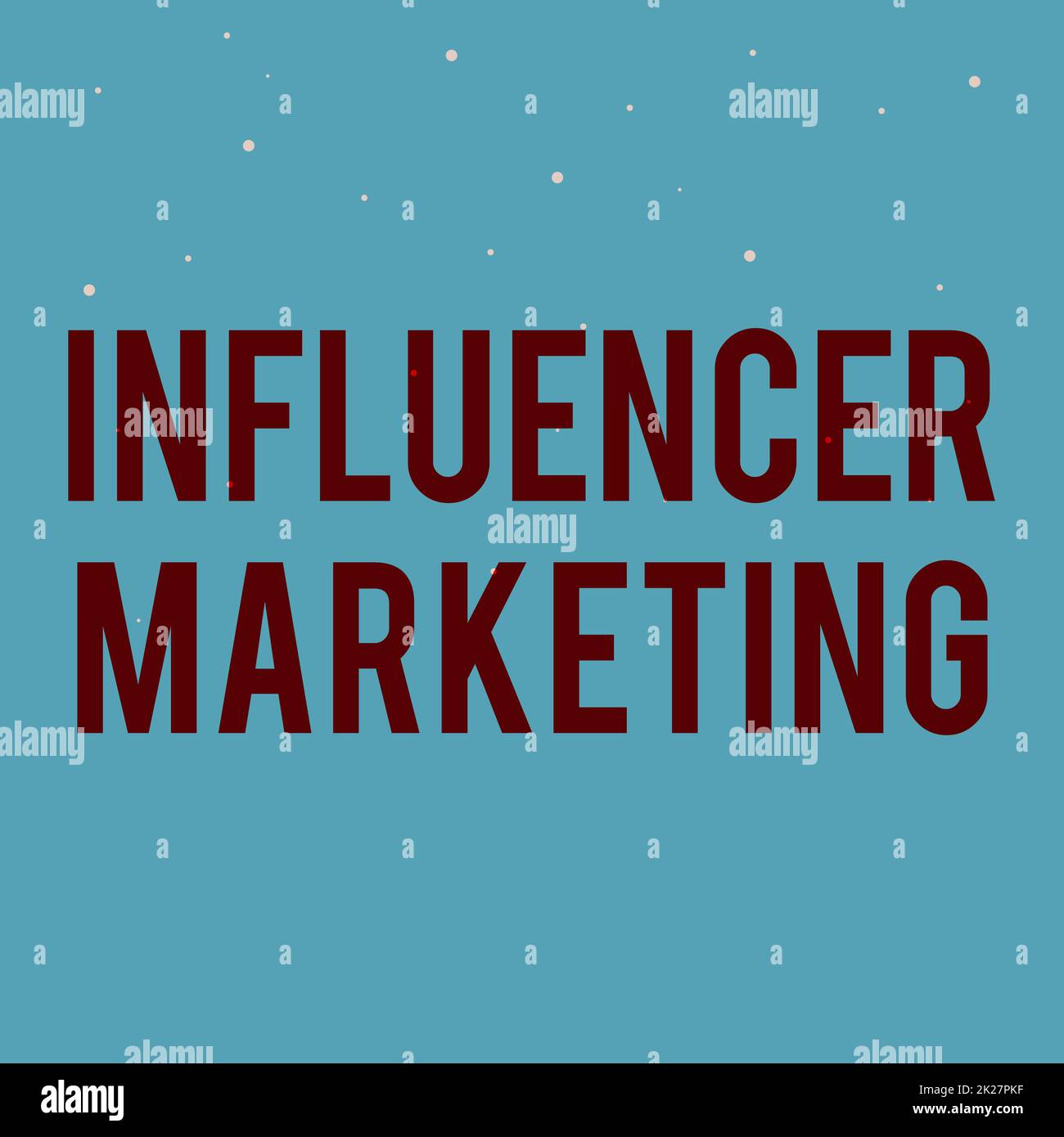 Conceptual caption Influencer Marketing. Business showcase form of ...