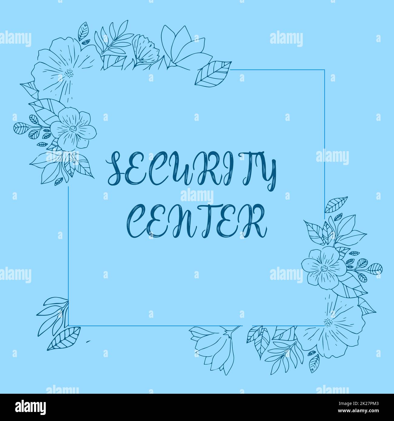 Text Caption Presenting Security Center Business Concept Centralized Unit That Deals With