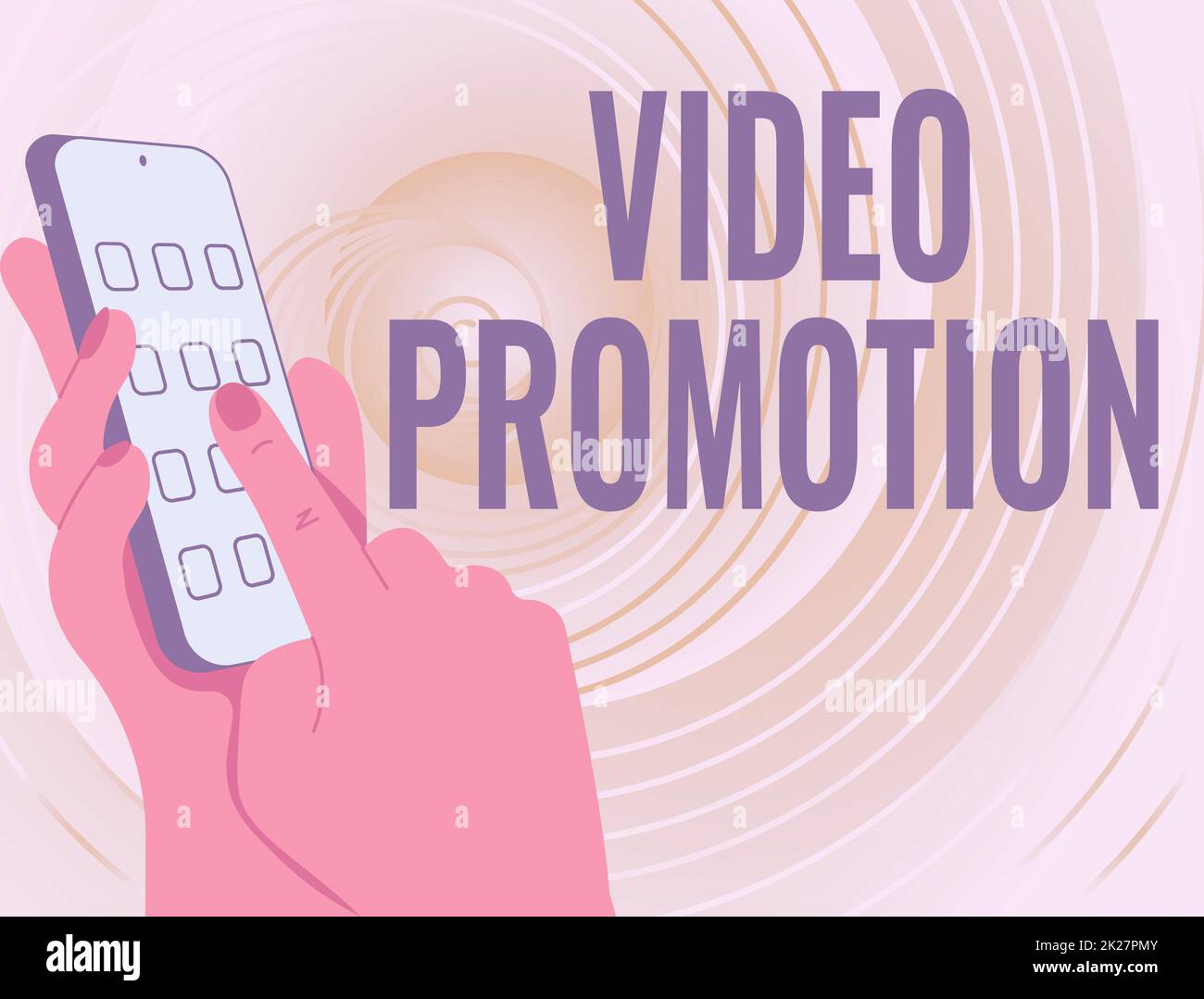 Sign displaying Video Promotion. Conceptual photo a video or short film ...