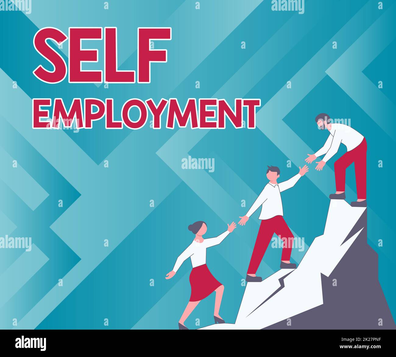 Hand writing sign Self Employment. Conceptual photo working for oneself ...