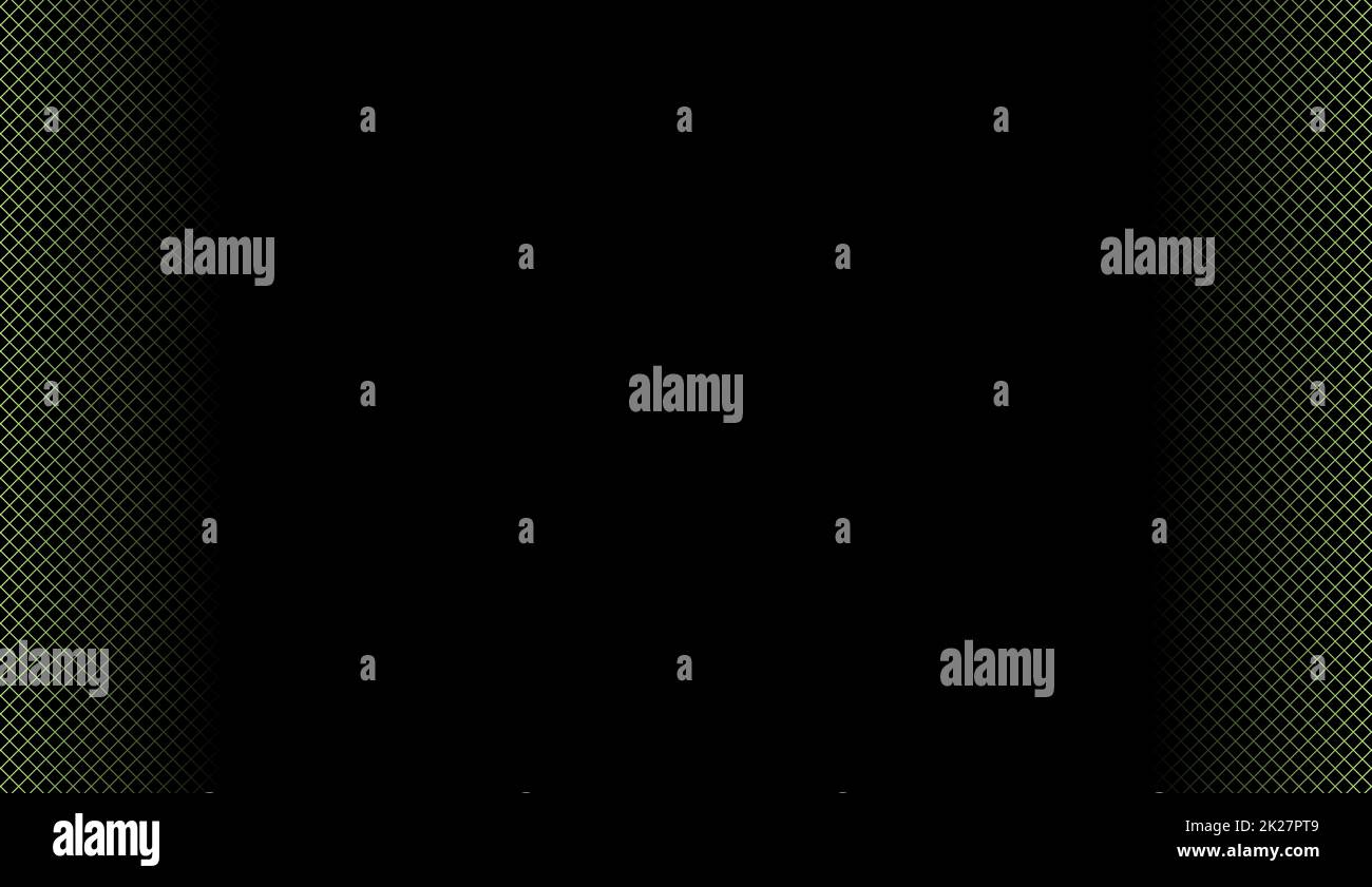 Green yellow gradient grid on black background Stock Photo - Alamy
