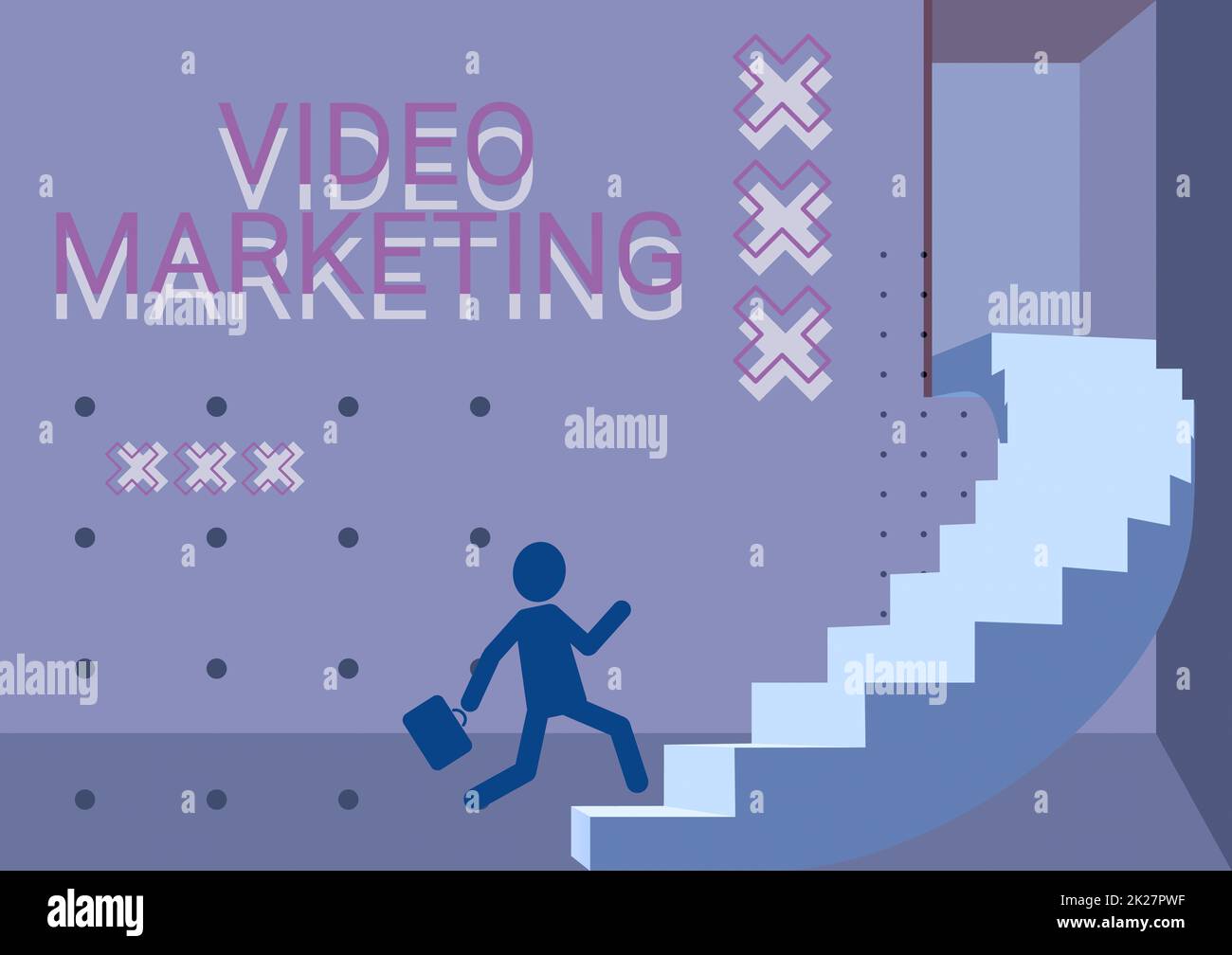 Text showing inspiration Video Marketing. Business showcase using ...