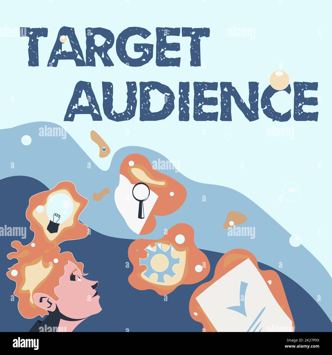 Sign displaying Target Audience. Conceptual photo intended group of ...