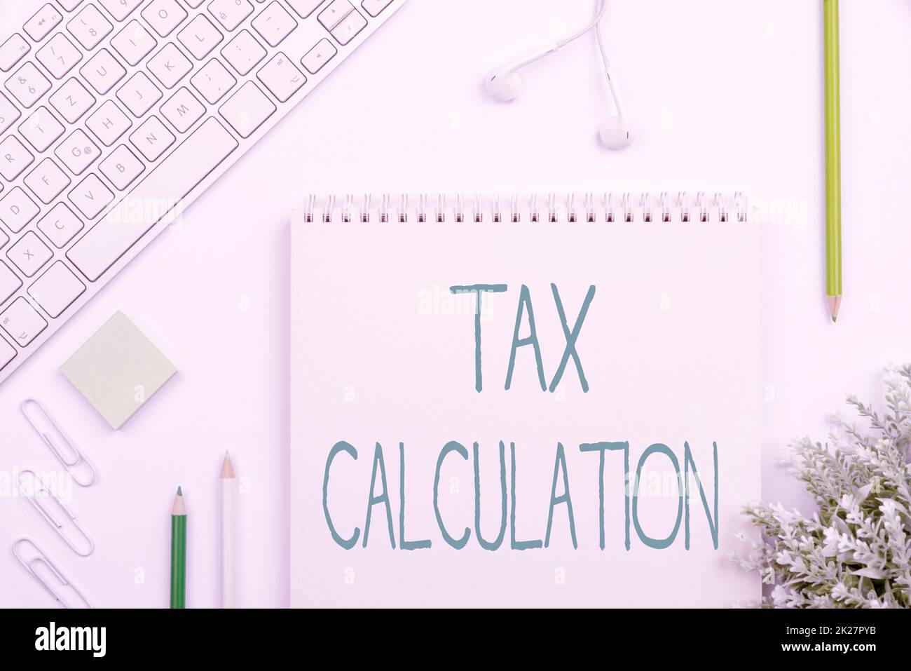 Payment calculation tax concept hi-res stock photography and images - Alamy