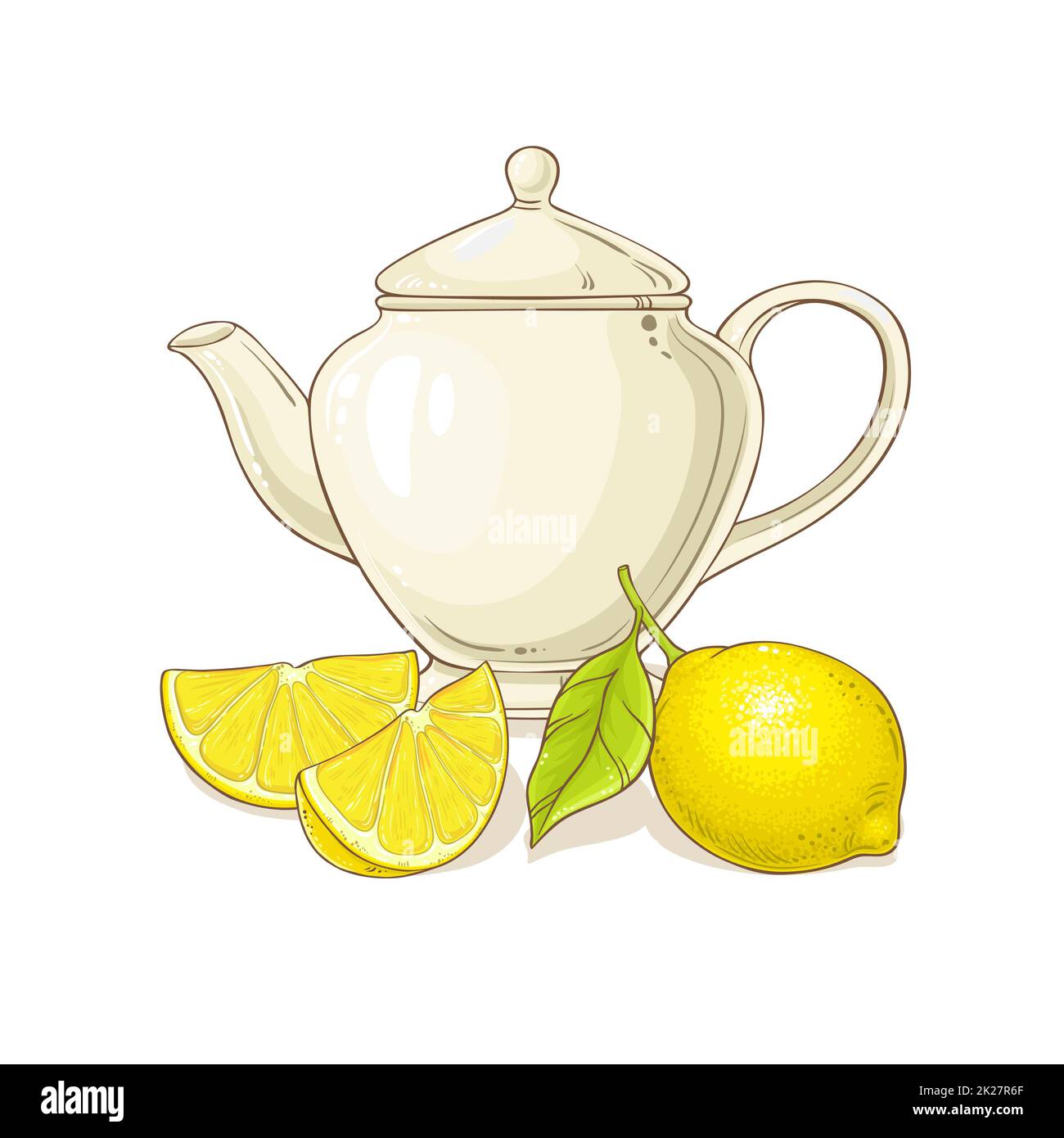 Lemon vector art hi-res stock photography and images - Alamy