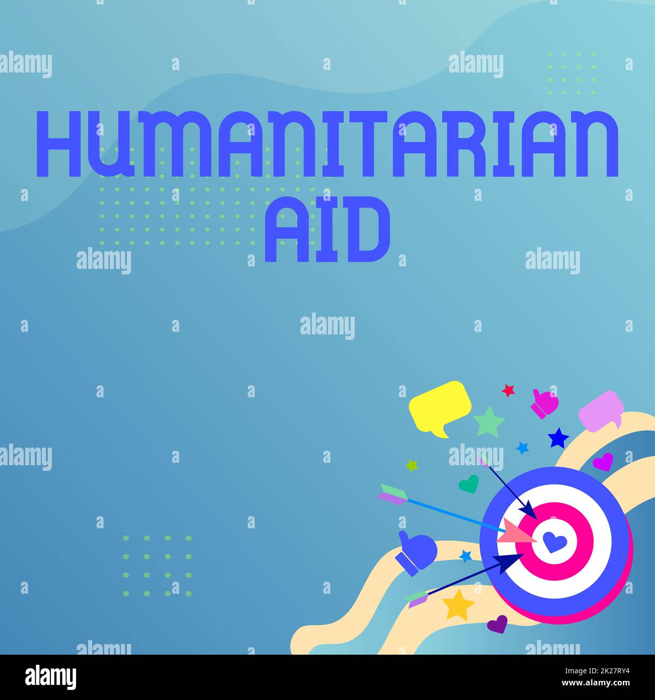 Text sign showing Humanitarian Aid. Word for immediate assistance ...