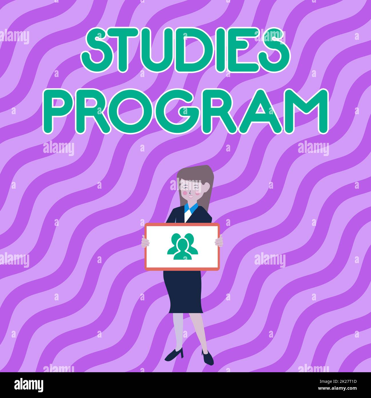 Text sign showing Studies Program. Business idea Platform help move you ...