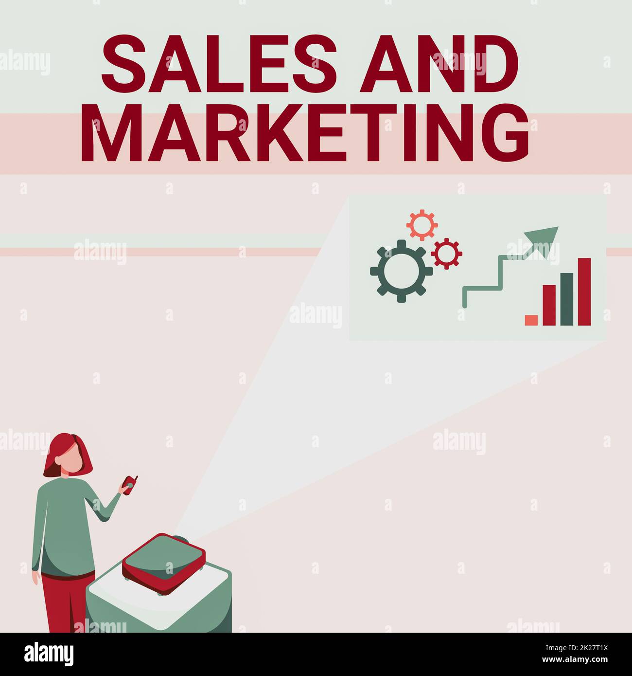 Writing displaying text Sales And Marketing. Conceptual photo Business ...