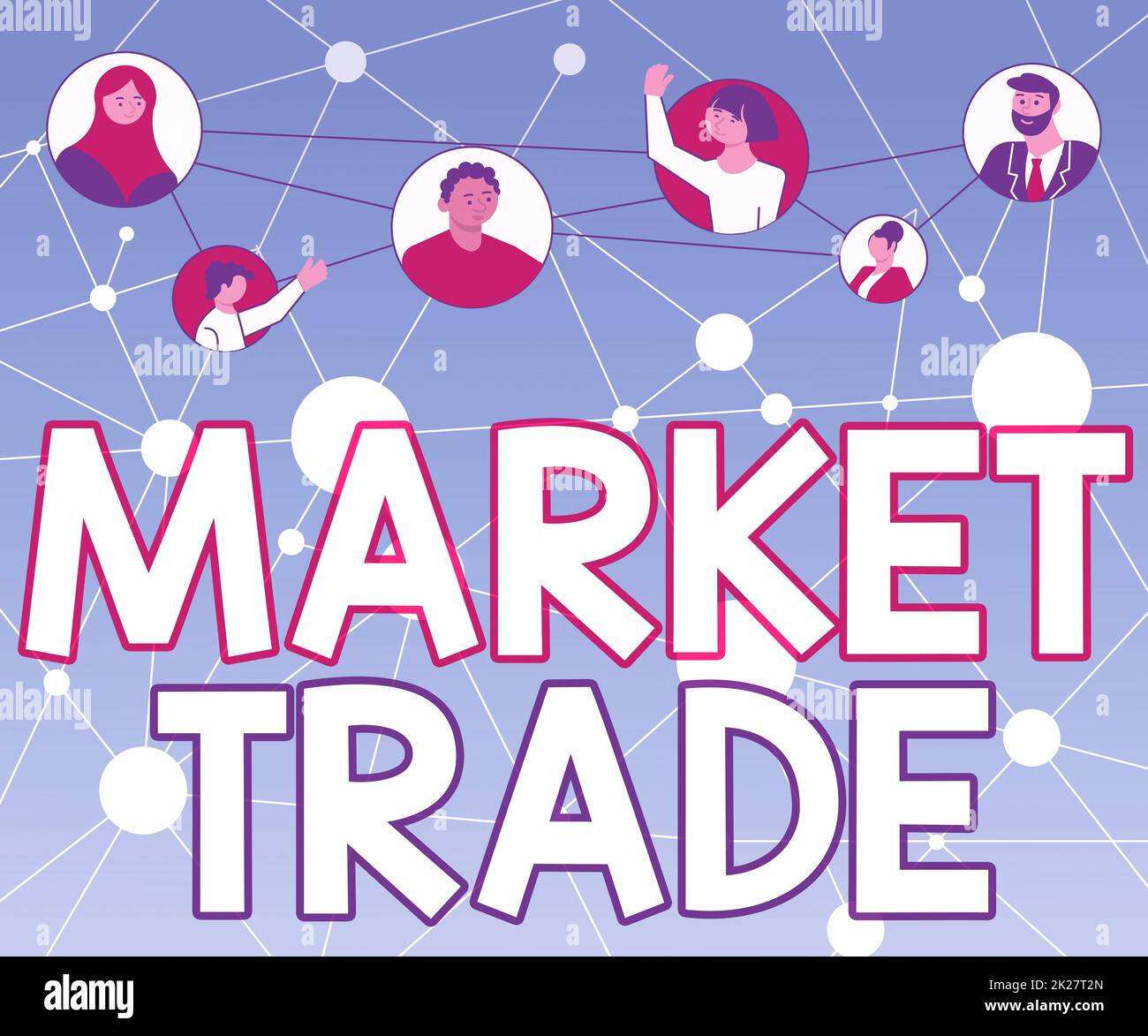 Handwriting text Market Trade. Business idea forex trading graph of ...