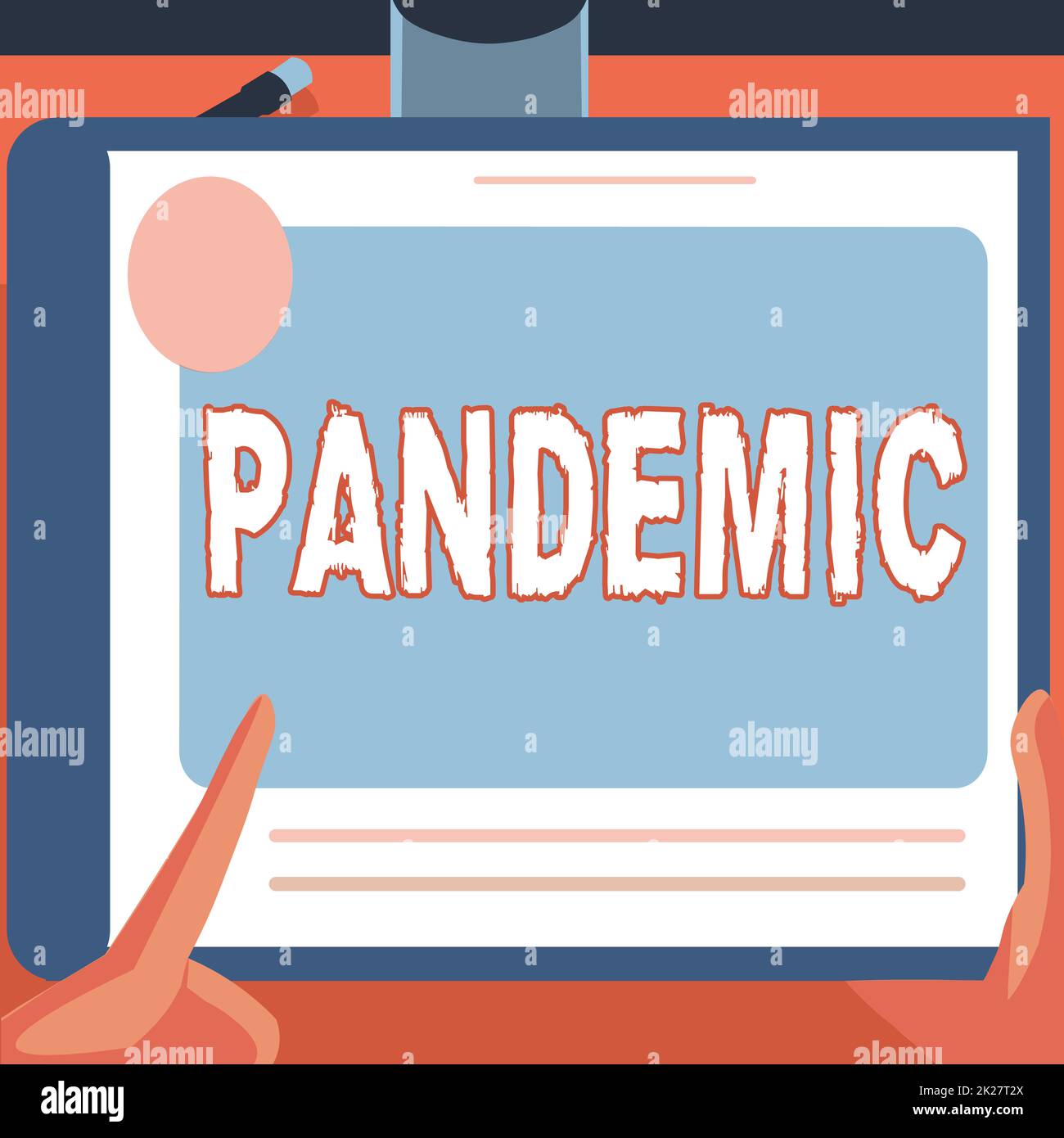 Text showing inspiration Pandemic. Business idea occurring over a wide ...