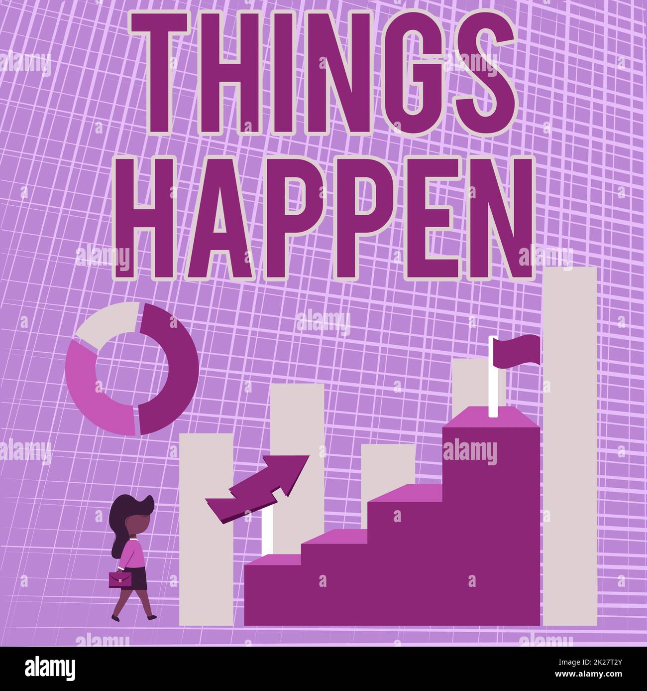 Inspiration showing sign Things Happen. Internet Concept Result of ...