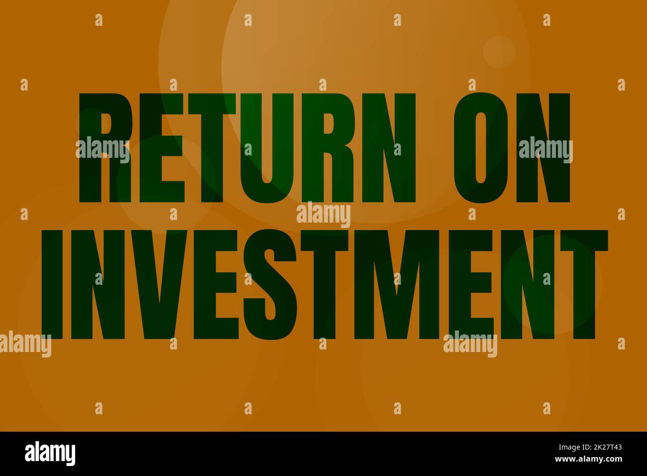 Text showing inspiration Return On Investment. Business approach ...