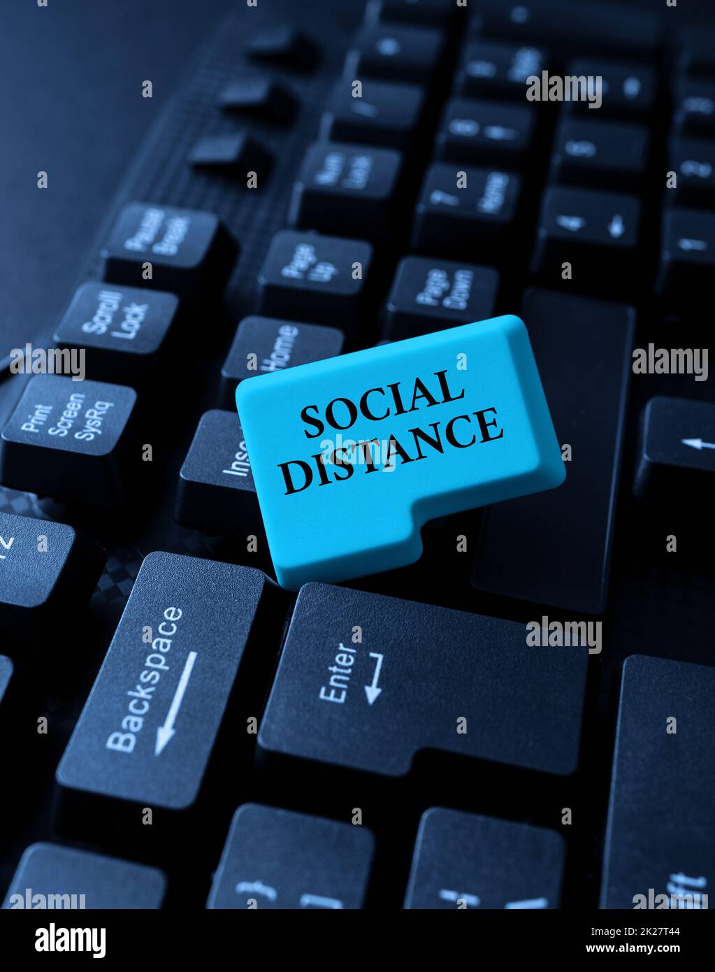 Inspiration showing sign Social Distance. Concept meaning maintaining a ...